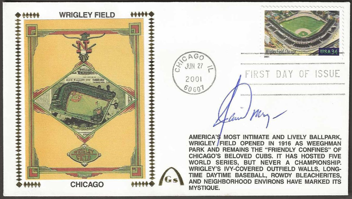 Jamie Moyer Autographed Wrigley Field Legendary Playing Fields Gateway ...