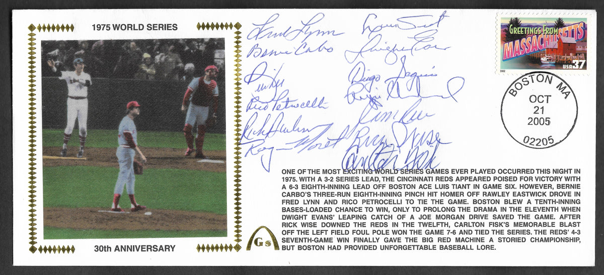 Boston Red Sox - 1975 World Series 30th Anniversary – GatewayStamp.com