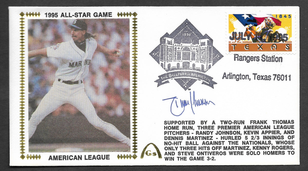Randy Johnson Autographed 1995 All Star Game Gateway Stamp Cachet Enve ...